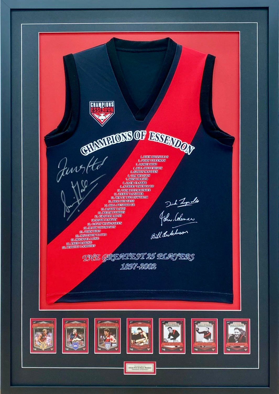 James Hird & Simon Madden Signed Essendon Jumper Display – Superstars ...