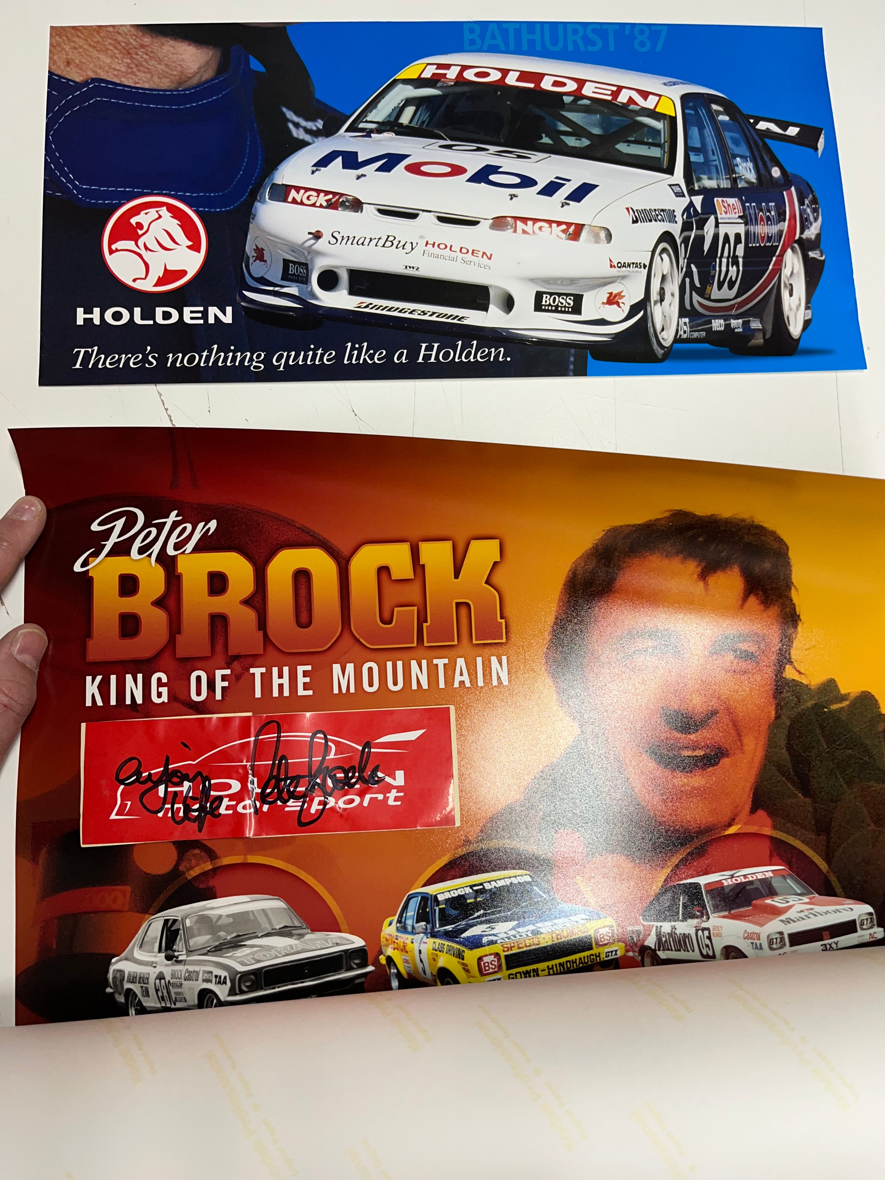 Peter Brock Signed Holden Sticker & Photo Display | Framed – Superstars ...