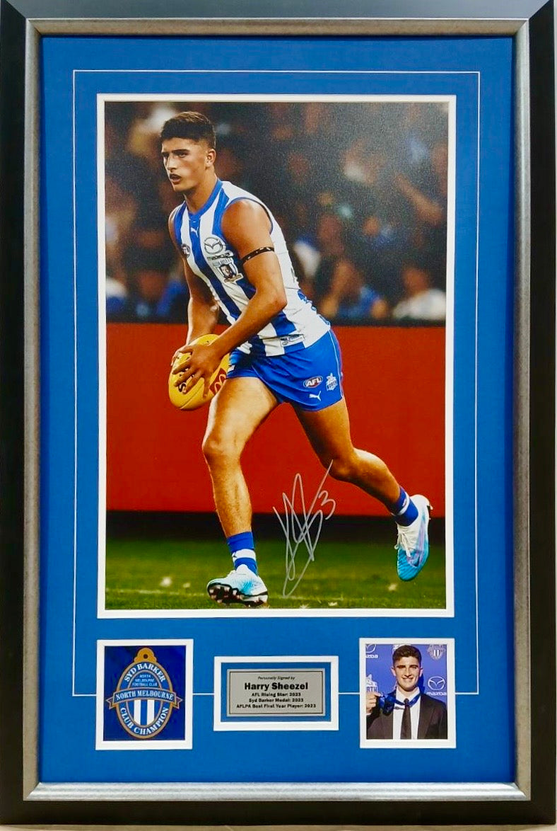 HARRY SHEEZEL “2023 Club Champion” Signed Photo Collage Display ...