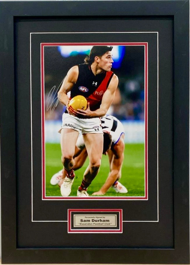 SAM DURHAM Signed Photo Display1 – Superstars & Legends
