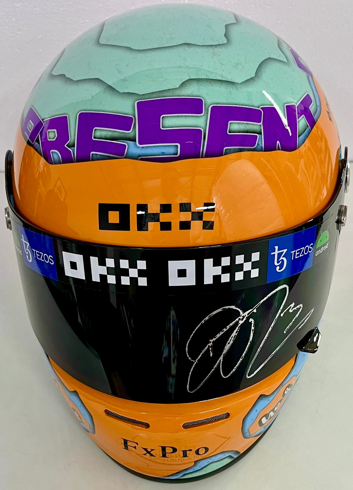 Daniel Ricciardo Signed F1 Full Size Replica Helmet – Superstars & Legends