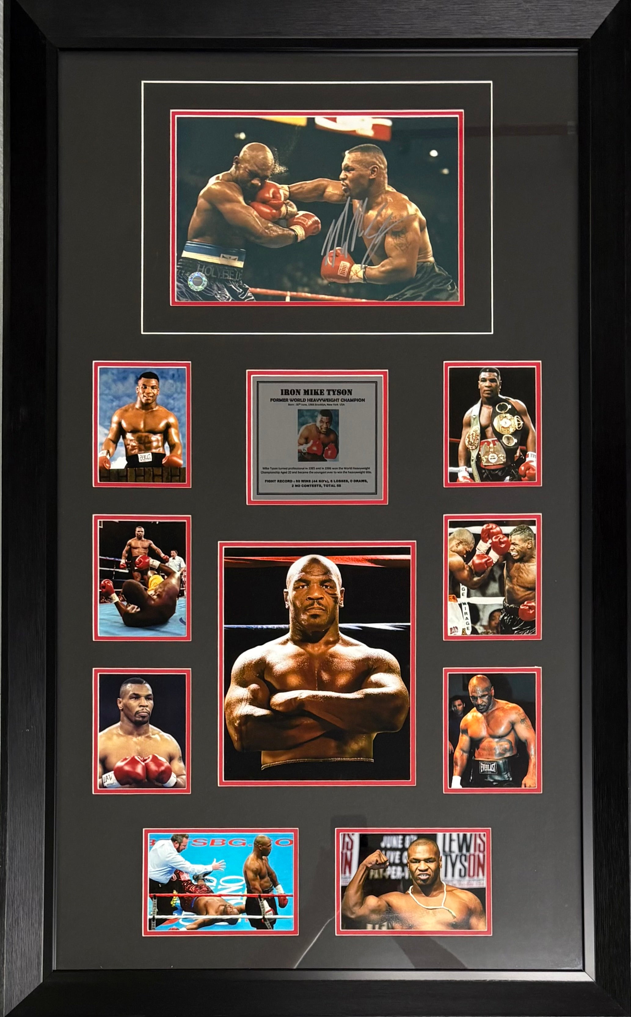 Mike Tyson Signed 8x10 Photo Collage – Limited Edition – Superstars ...