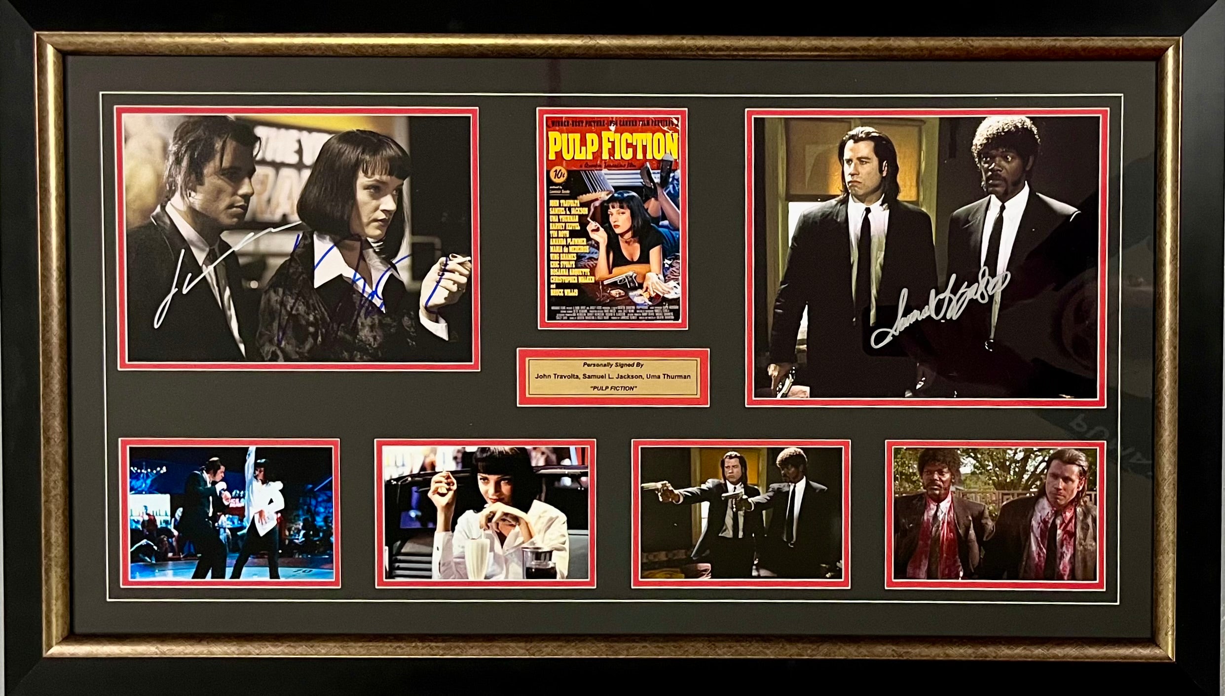 Pulp Fiction Cast Signed Photo Collage Display, Framed – Superstars ...
