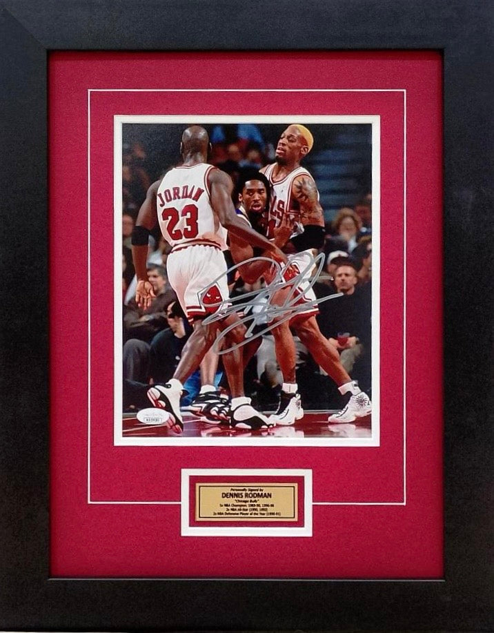Dennis Rodman Signed Chicago Bulls Photo Collage – Superstars & Legends
