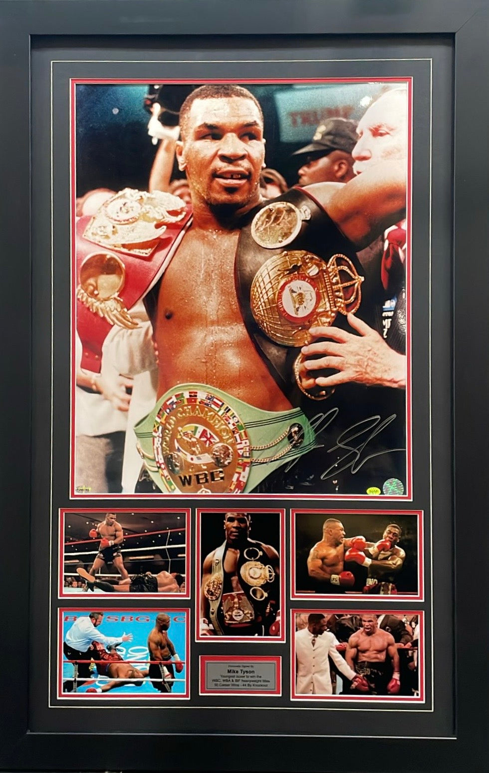 Mike Tyson Signed 16x20 Photo Collage – Boxing Memorabilia – Superstars ...