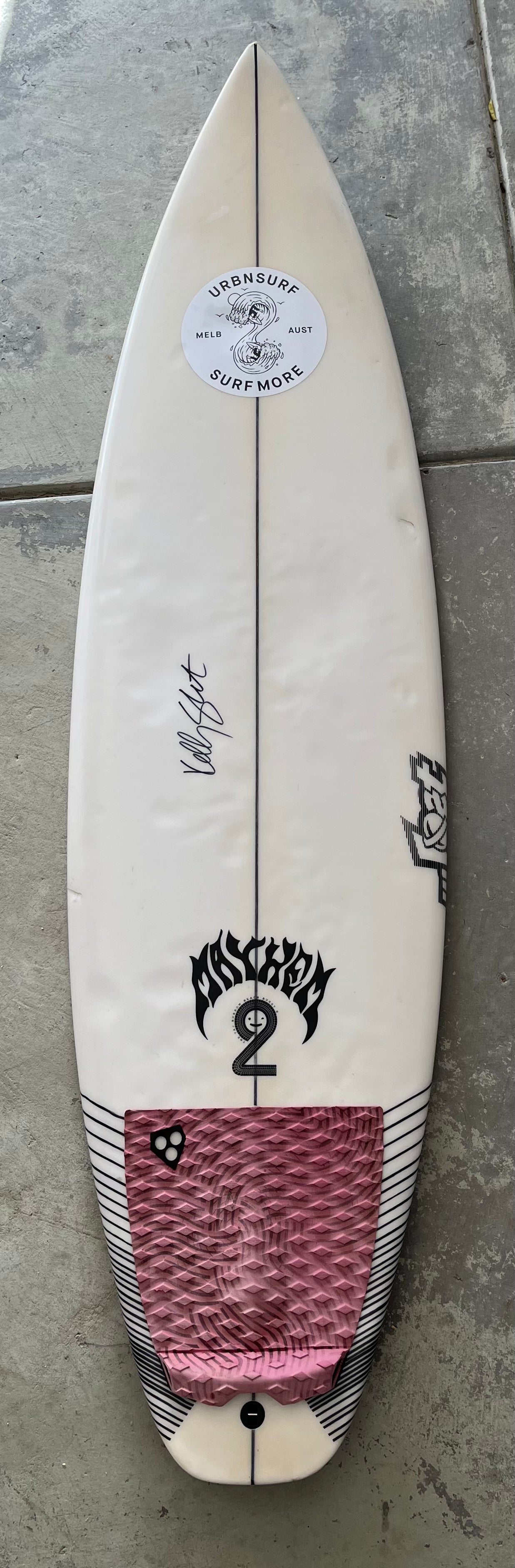 Kelly Slater Signed 5’11 Surfboard - Unframed – Superstars & Legends