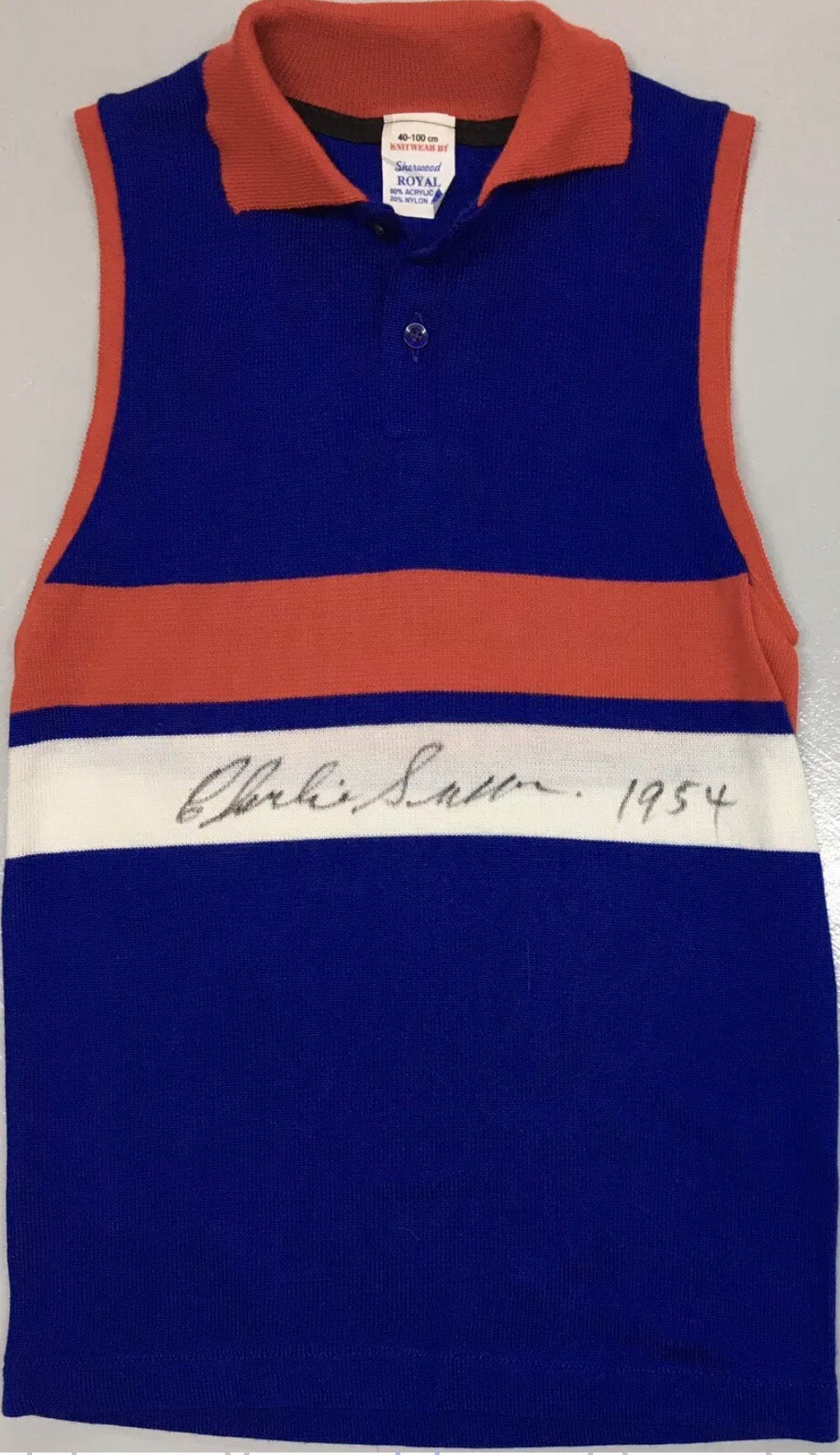 Charlie Sutton Signed Jumper - Footscray Bulldogs – Superstars & Legends
