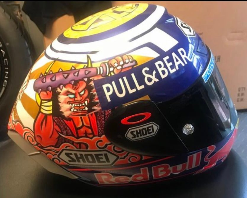 MARC MARQUEZ Signed Red Bull Helmet – Superstars & Legends