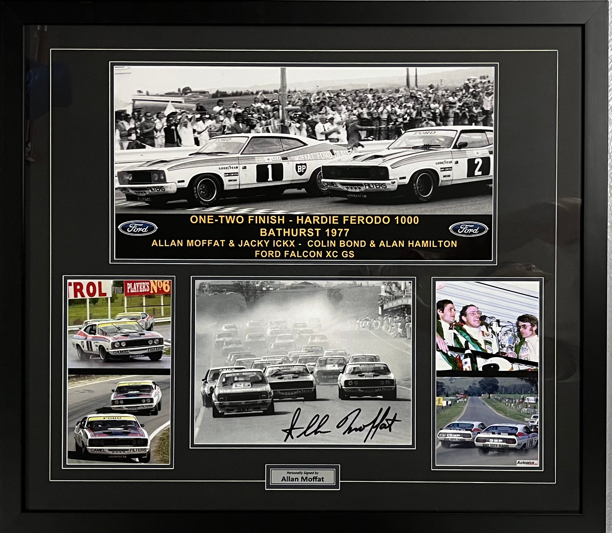 Allan Moffat Signed 1977 Bathurst Photo Collage Display – Superstars ...